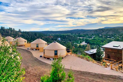 RU - East Zion Resort - Yurt Overlook at East Zion Resort #3 (2 King ...
