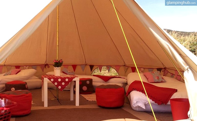 Beautiful Tents in Pembrokeshire Wales | UK Wales glam camping