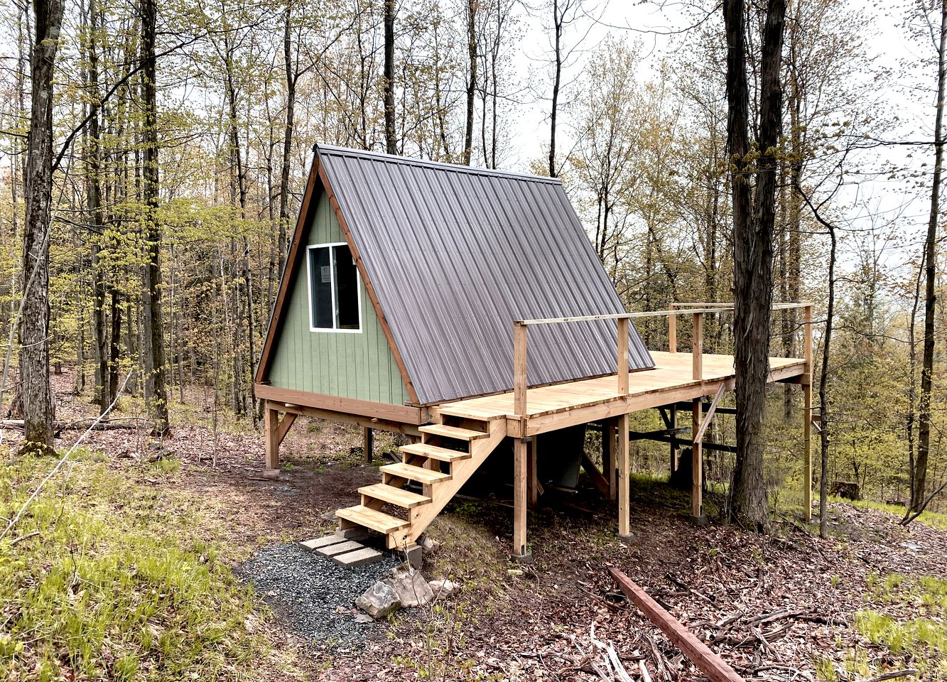 The Far-Rest Fox A-Frame Off Grid Glamp, A-Frames, Preston Hollow ...