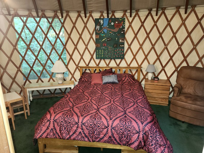 Relaxing Forest Yurt with extra, Yurts, Fall Creek, United States of ...