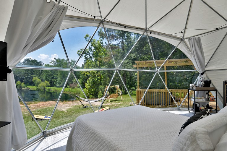 Private Luxury Geo Dome On Acres With Hot Tub, Domes, Coldspring ...
