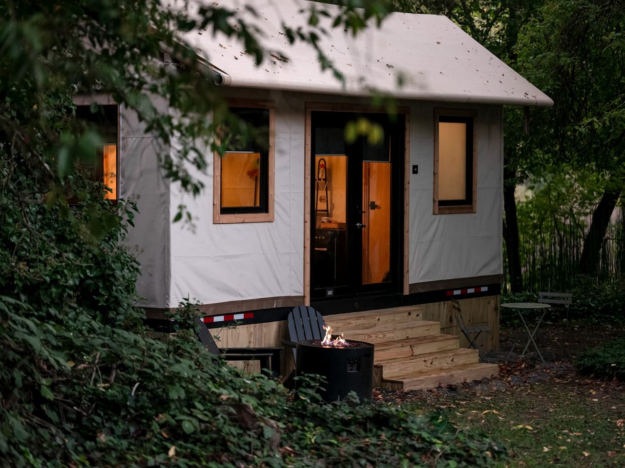 Dawn Ranch Glamping, Tented Cabins, Guerneville, United States of ...