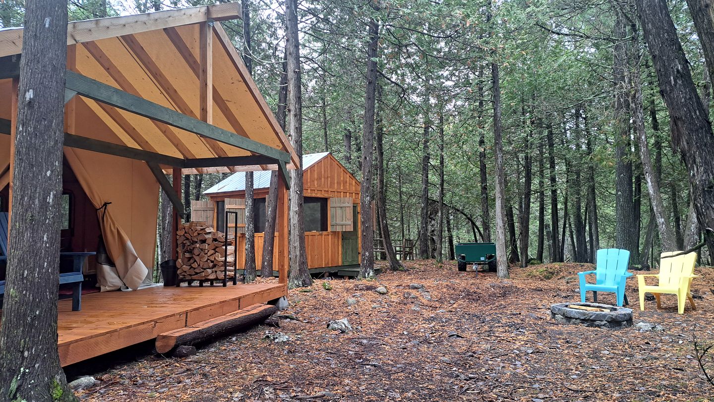 WhiteTail Ridge Camping, Tented Cabins, Lanark, Canada | Glamping Hub