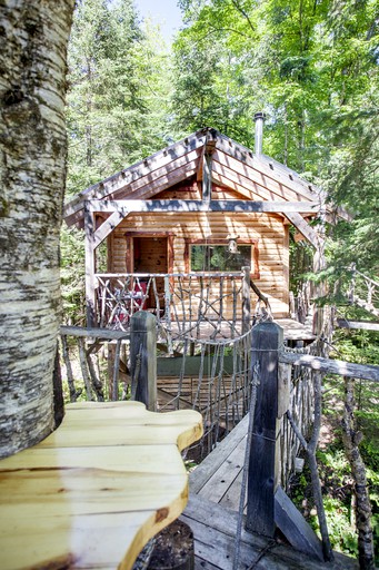 Les Toits du monde, Tree Houses 10676, Nominingue, Canada | Glamping Hub