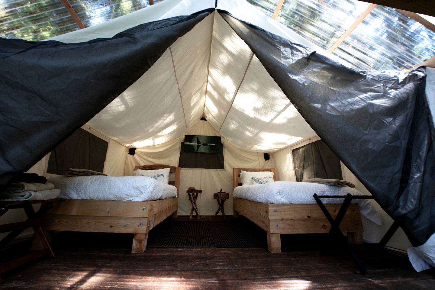 Whales & Wilderness Glamping, Safari Tents, Swanson Island, Canada ...