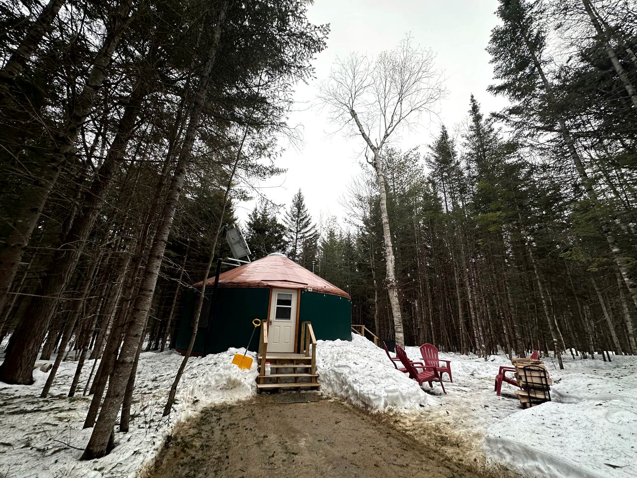 The Sunday River at Chandler Brook Village, Yurts, Bethel, United ...