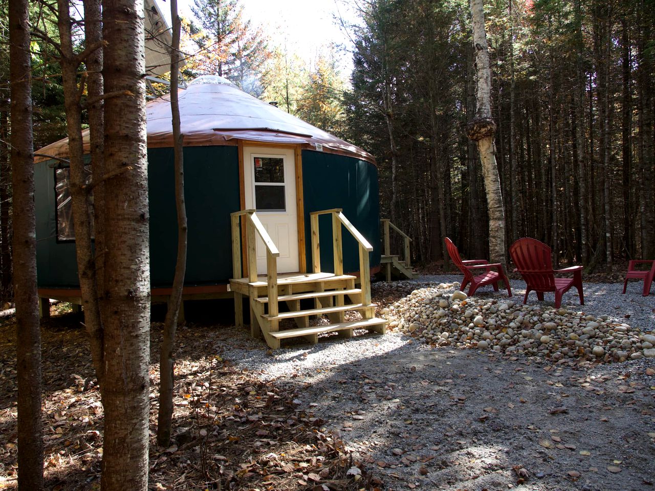 The Sunday River at Chandler Brook Village, Yurts, Bethel, United ...