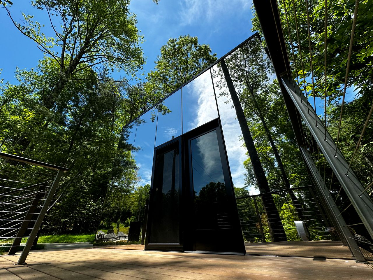 460 Reflections : Luxe Mirror Cabin, Tiny Houses, Transylvania County ...