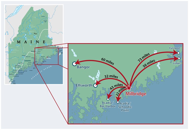 Cozy Coastal Cabin #5 - min. from ocean & hiking, Cabins, Steuben ...