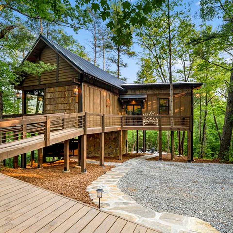 Hidden Lake Lookout, Cabins, Cherry Log, United States of America ...