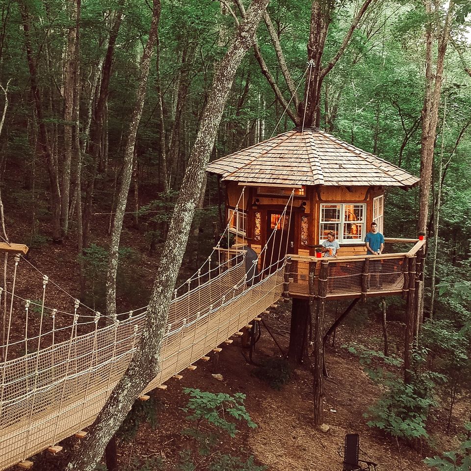 Entire Treehouse Resort, Tree Houses, Copperhill, United States of ...