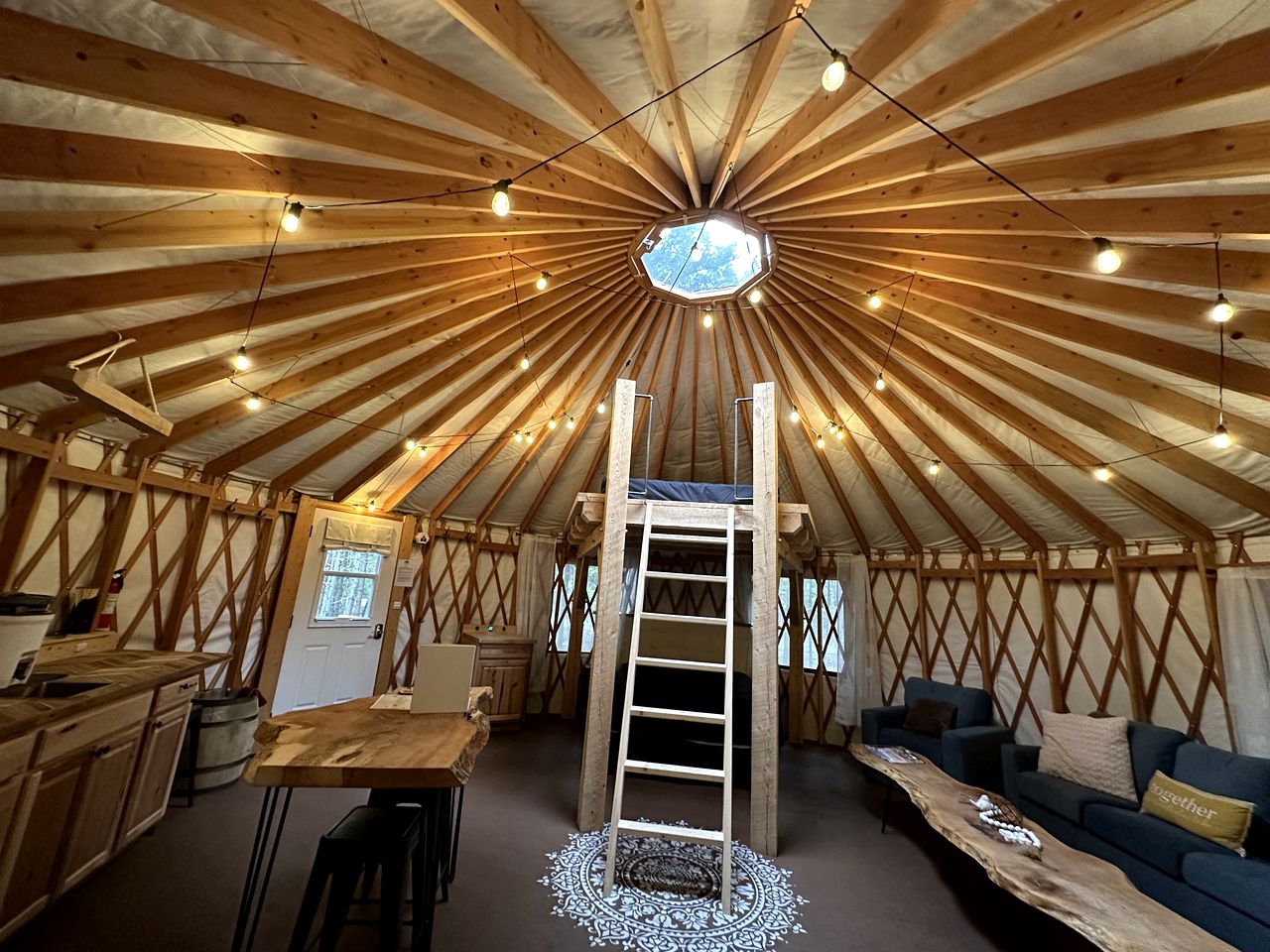 The Sunday River at Chandler Brook Village, Yurts, Bethel, United ...