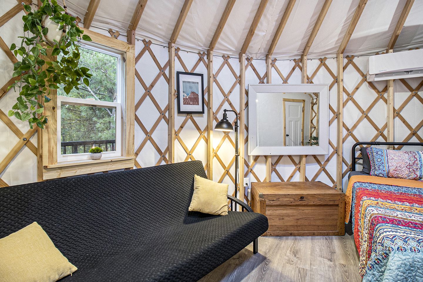 Luxury Wilderness Yurt in Northern MI - Outdoor Shower!, Yurts, Sears ...