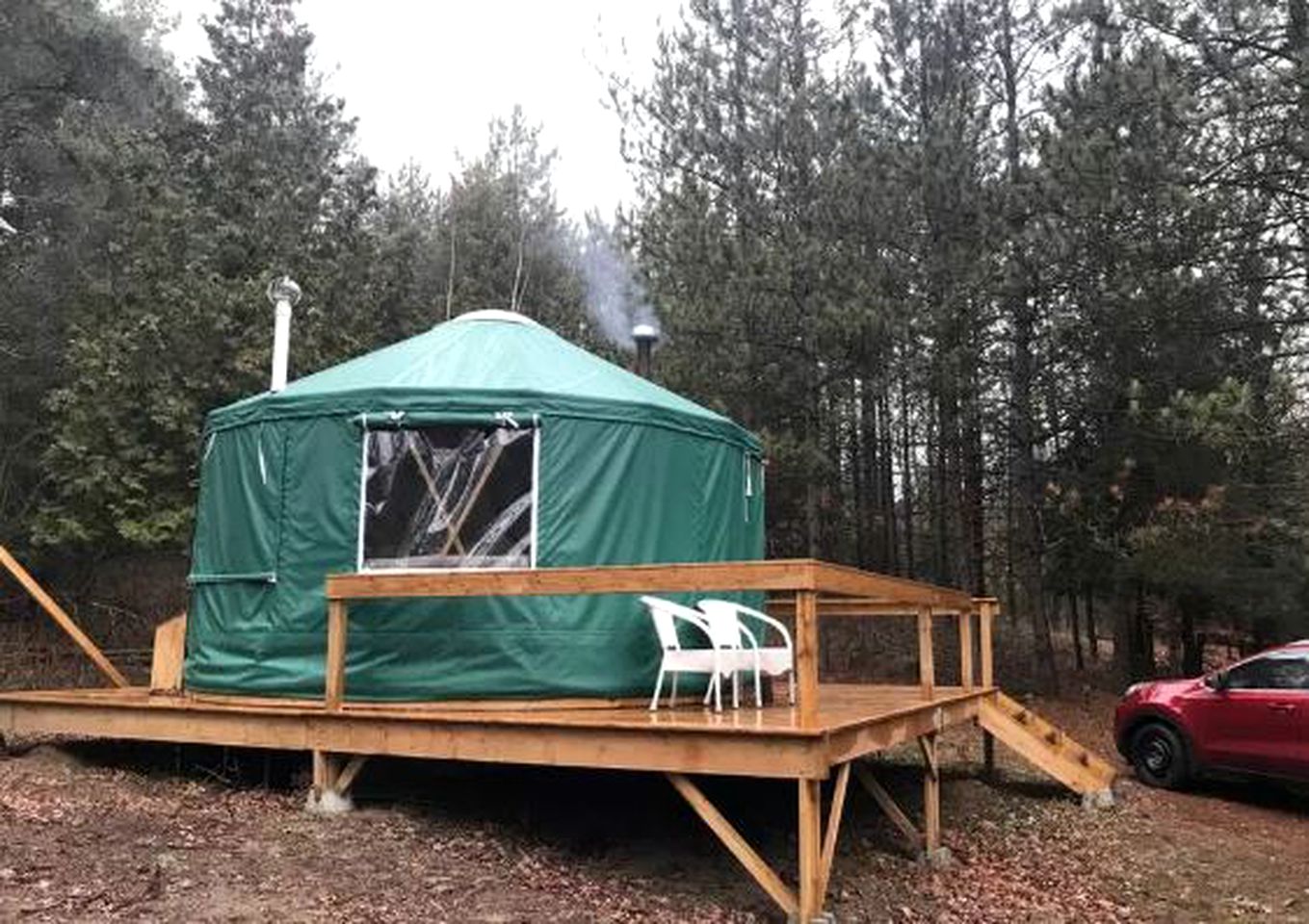 Purple Hill Tree House, Yurts 49666, Blackstock, Canada | Glamping Hub