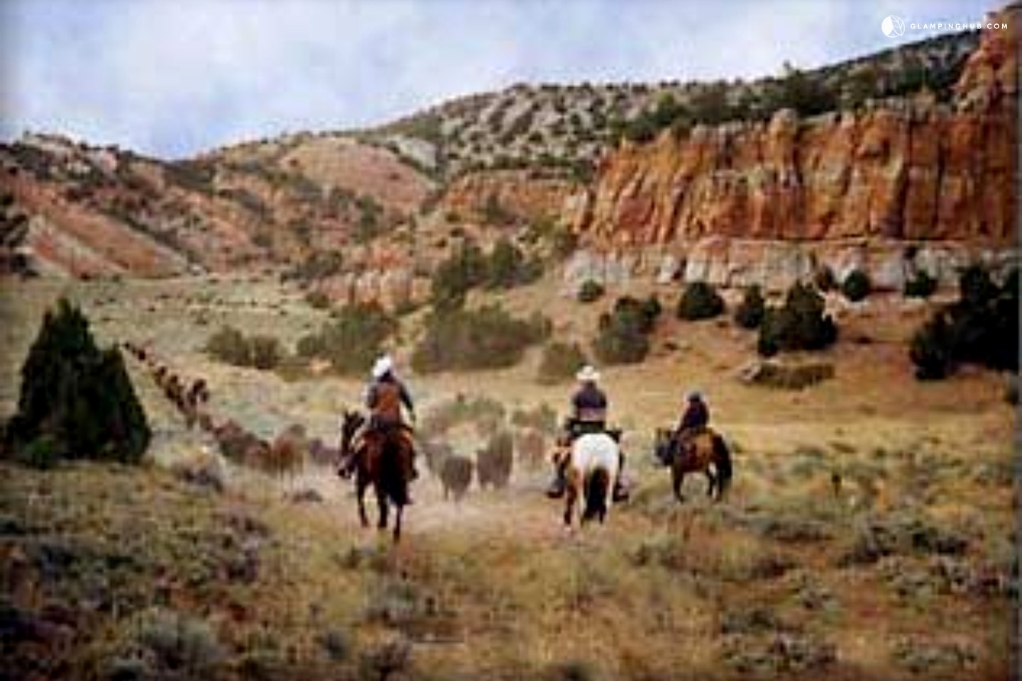 Rustic Log Cabins Wyoming | Luxury camping in Wind River Mountain