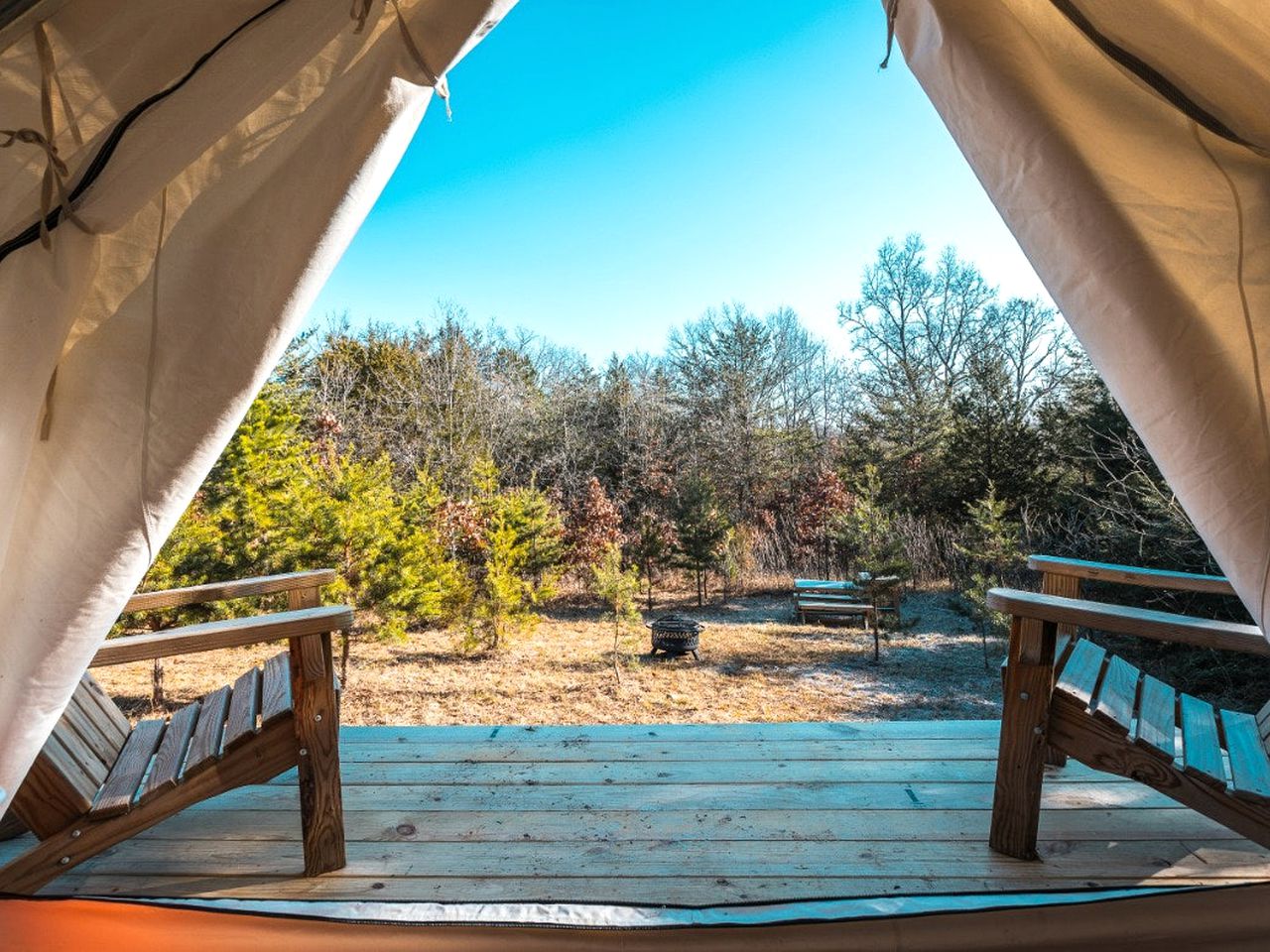 Scenic Glamping Site in the Floating Capital of Missouri