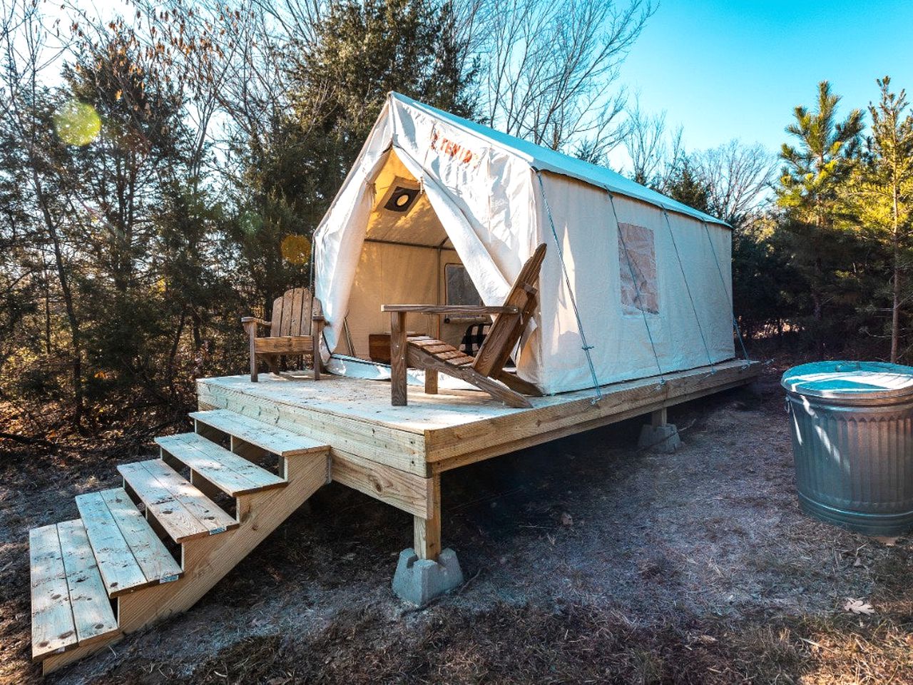 Scenic Glamping Site in the Floating Capital of Missouri