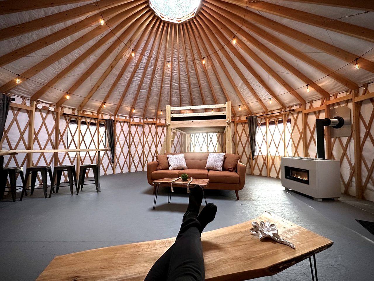 The Magalloway at Chandler Heights Village, Yurts, Bethel, United ...