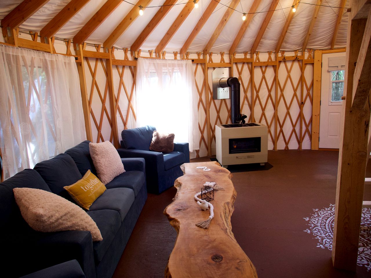 The Sunday River at Chandler Brook Village, Yurts, Bethel, United ...